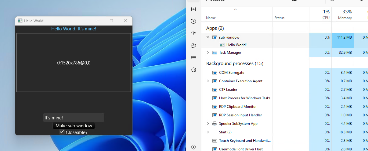 Subwindow on Windows may causes memory leak · Issue #2234 · linebender ...