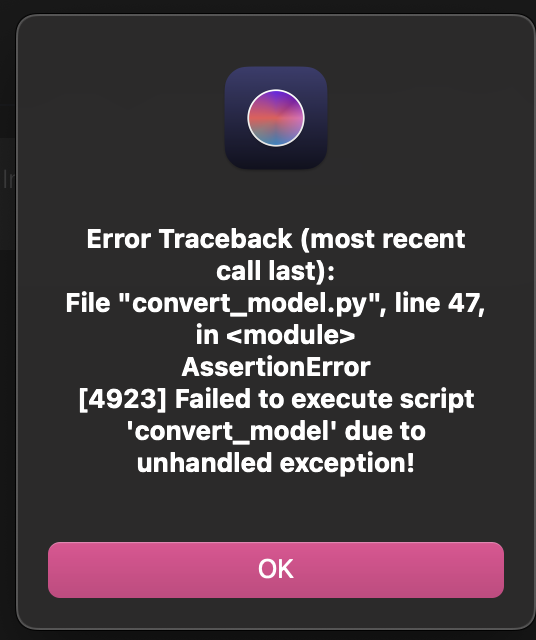 Failed when importing Custom Model · Issue #307 · divamgupta/diffusionbee-stable-diffusion-ui ...
