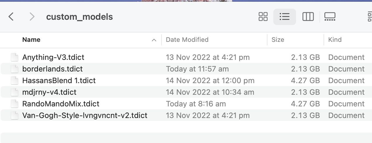 Custom Model CKPT and TDICT double size? · Issue #325 · divamgupta/diffusionbee-stable-diffusion ...