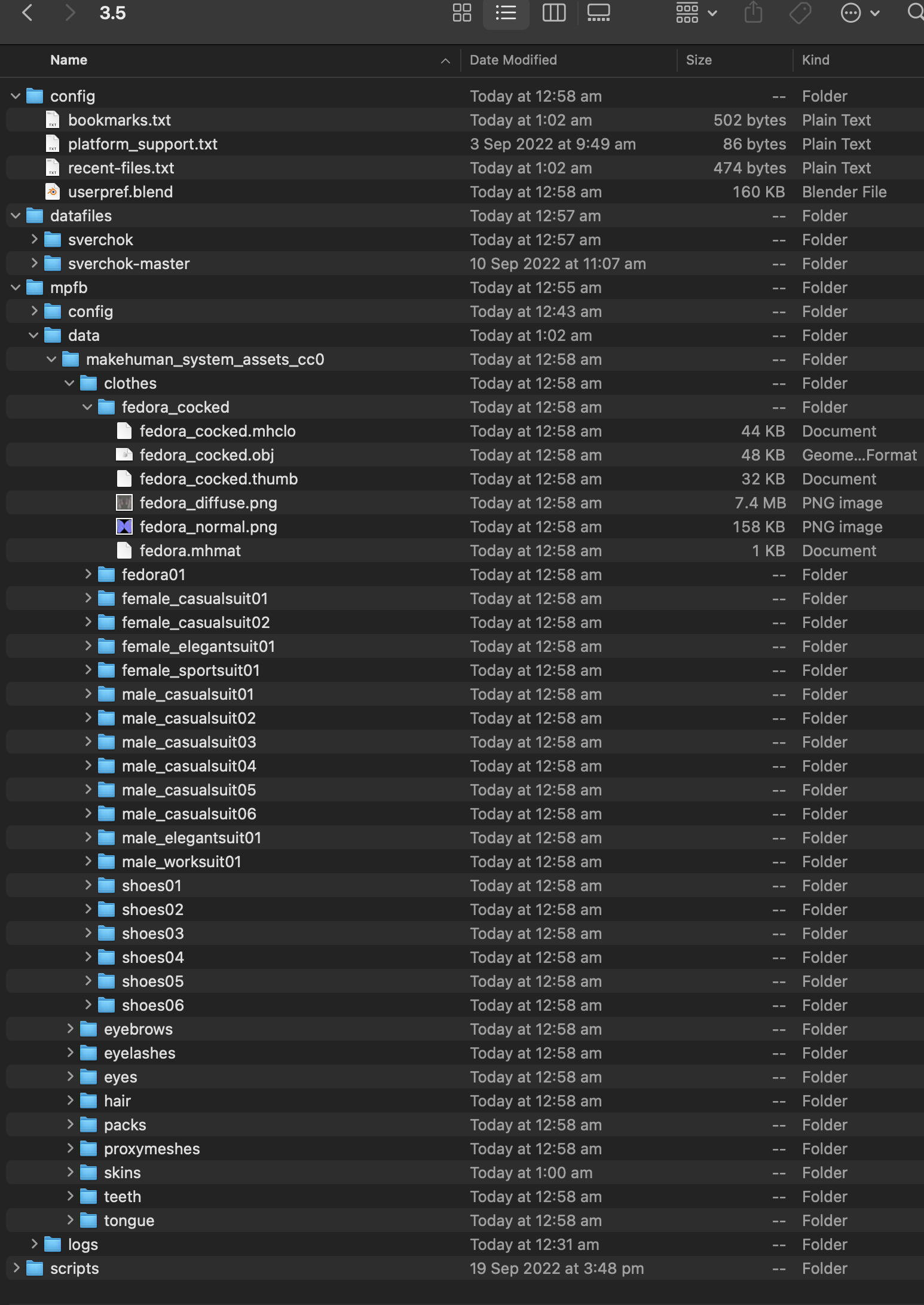 The addon cannot find the material assets etc · Issue #66 · makehumancommunity/mpfb2 · GitHub
