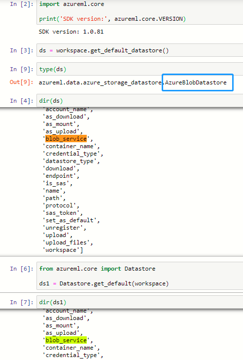 AttributeError: 'AzureFileDatastore' object has no attribute 'blob_service' · Issue #718 · Azure ...