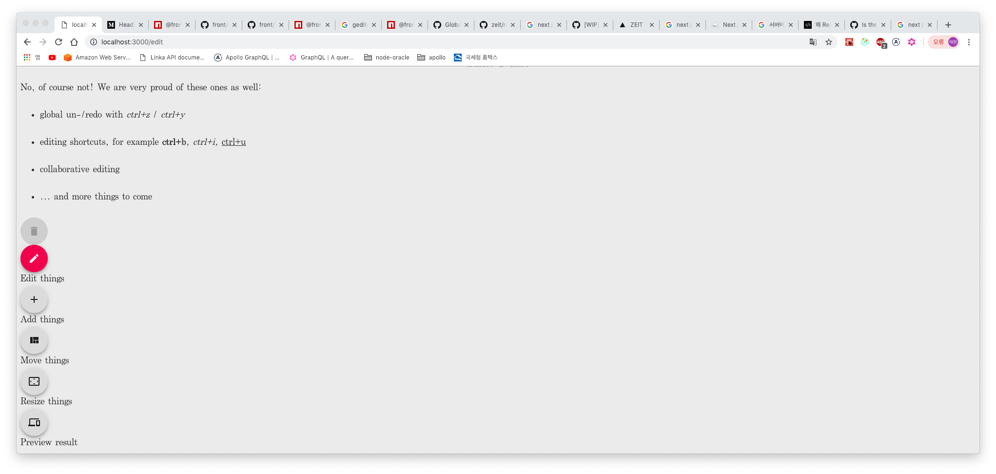 Is there any way to use that editor on the ssr site? · Issue #641 · react-page/react-page · GitHub