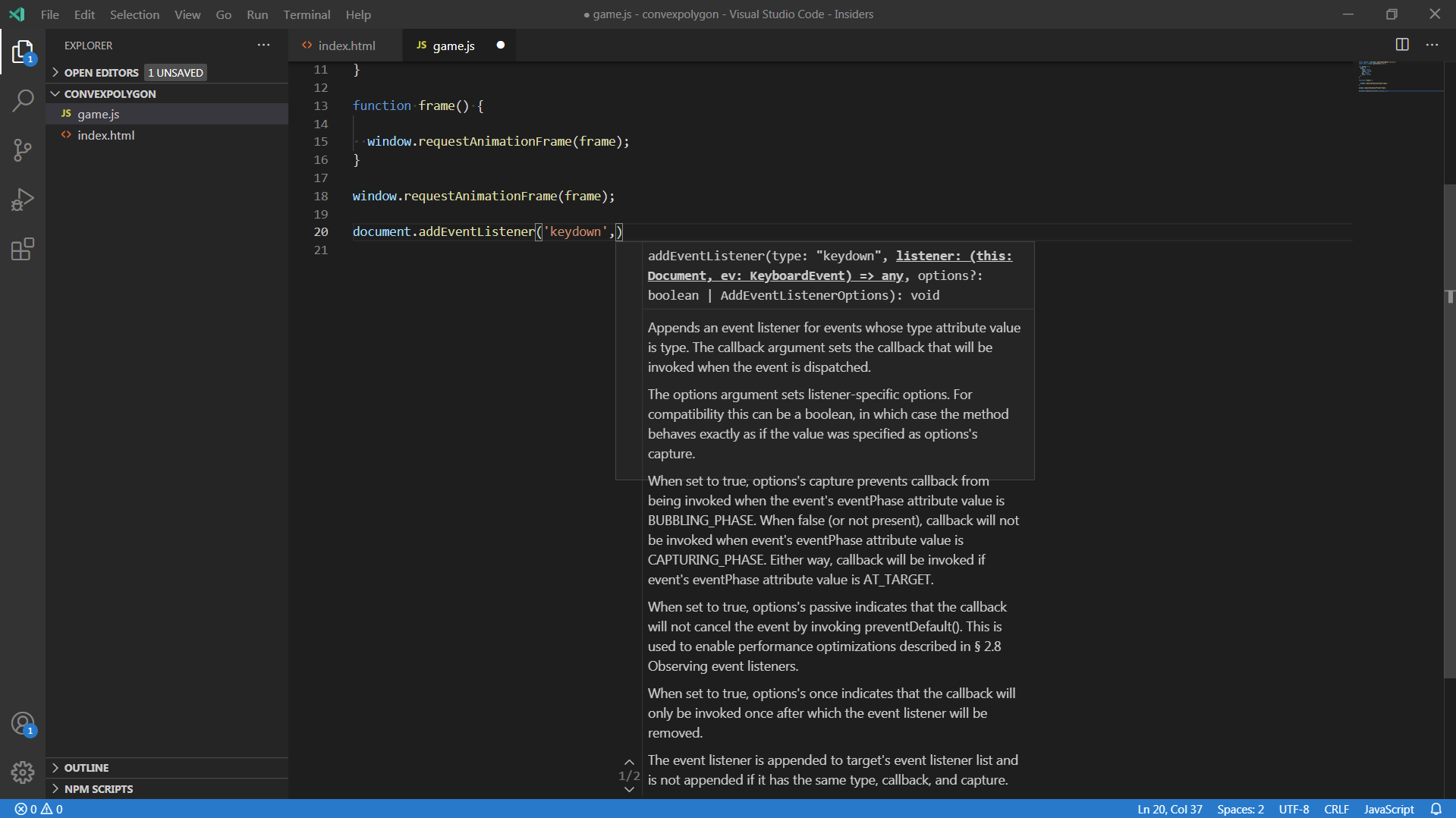 Information about functions overflowing it's container · Issue #113929 · microsoft/vscode · GitHub