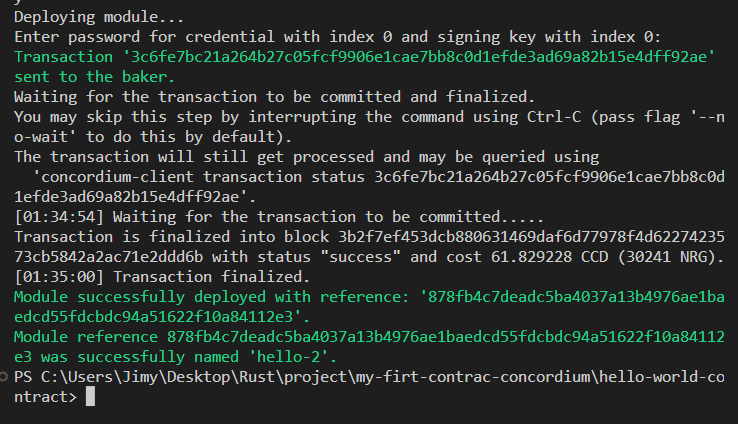 GitHub - jimytech/concordiumSecondTask: TASK 2: Deploy Your First Smart Contract. Concordium ...