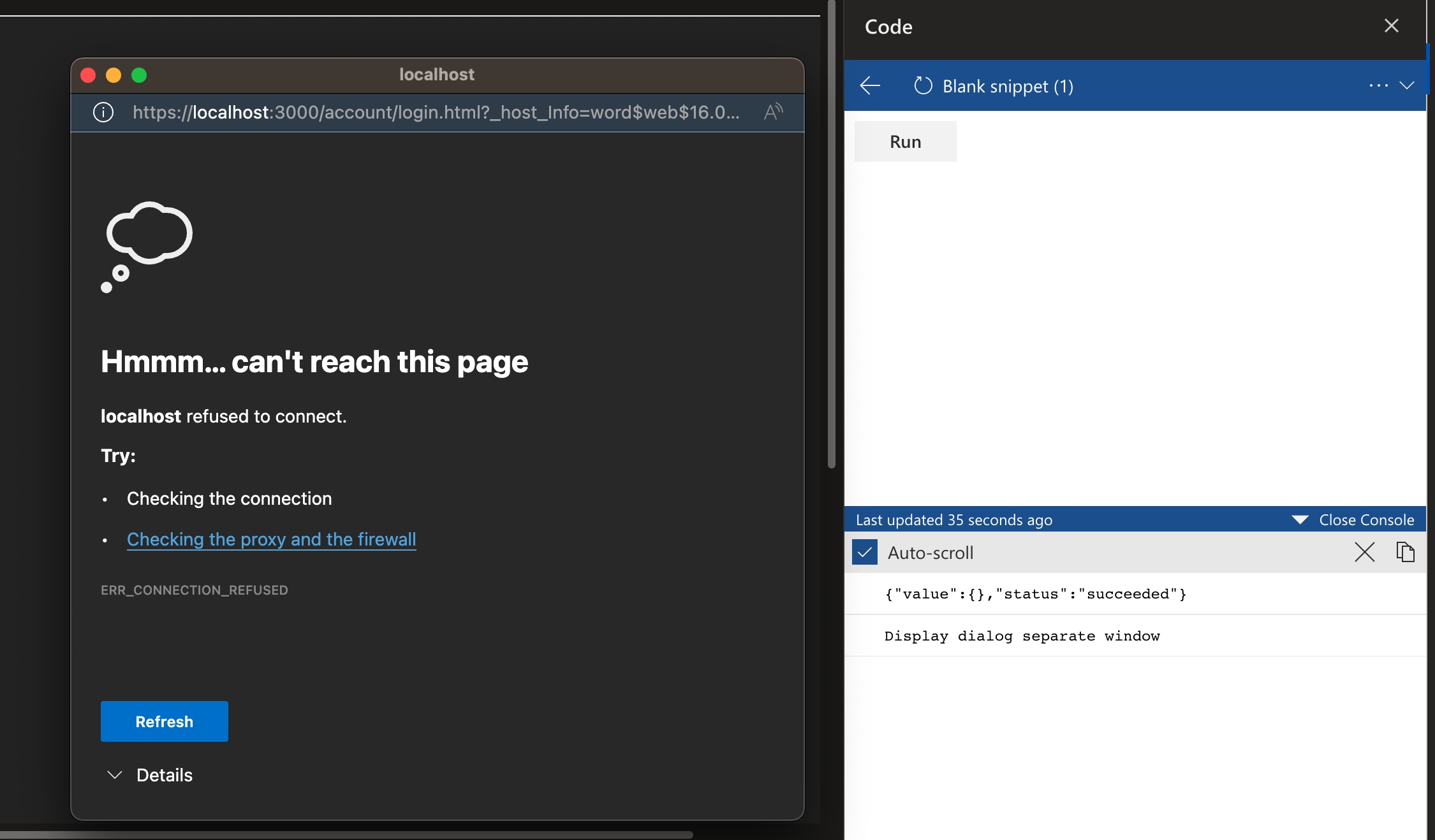 Inconsistency: dialog appears mac desktop, doesn't appear in office for web · Issue #3586 ...