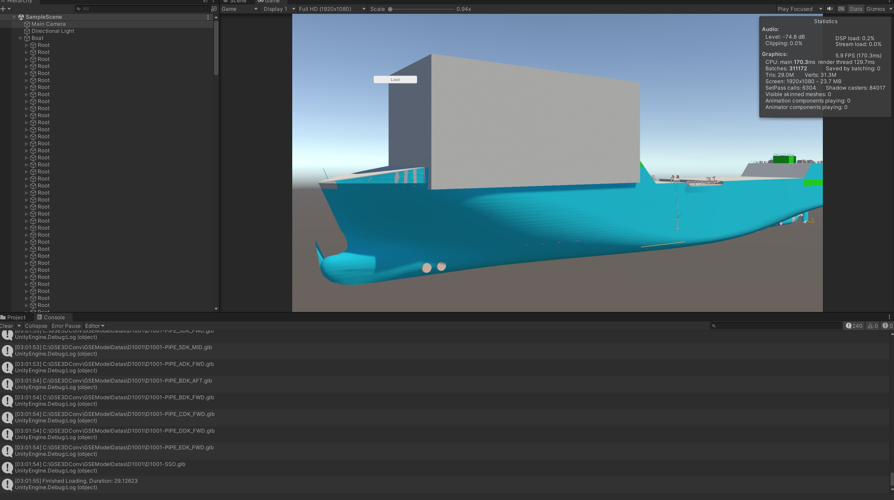 Problems loading large model files · Issue #530 · atteneder/glTFast · GitHub