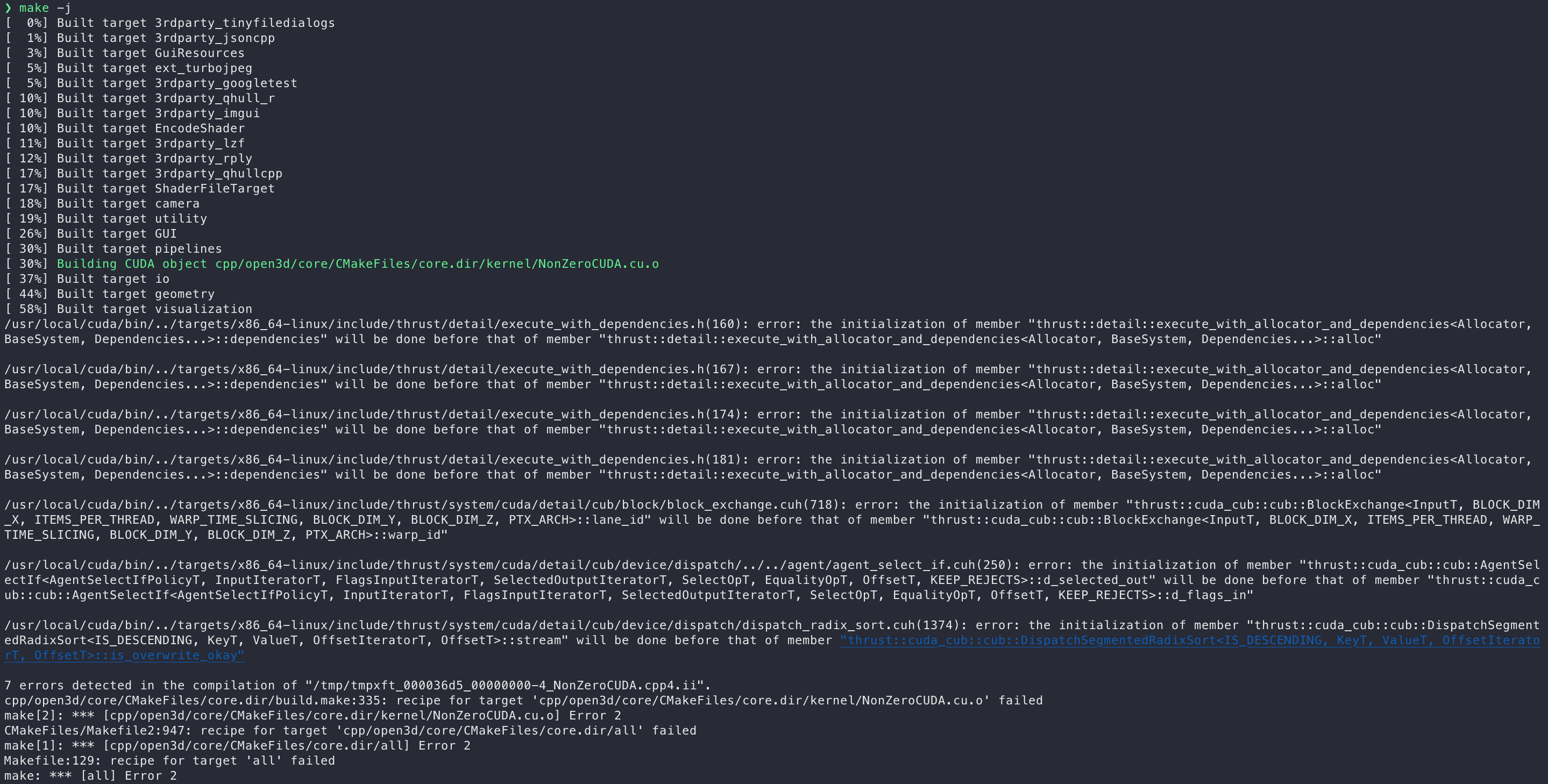Compile Error When Buildgpumoduleon · Issue 2040 · Isl Orgopen3d
