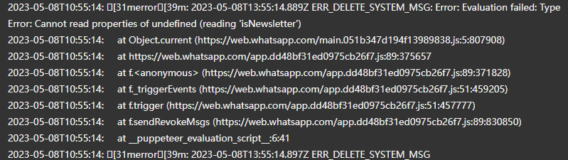 Erro ao deletar mensagens, me ajudem por favor!! · Issue #131 · ldurans/izing.open.io · GitHub