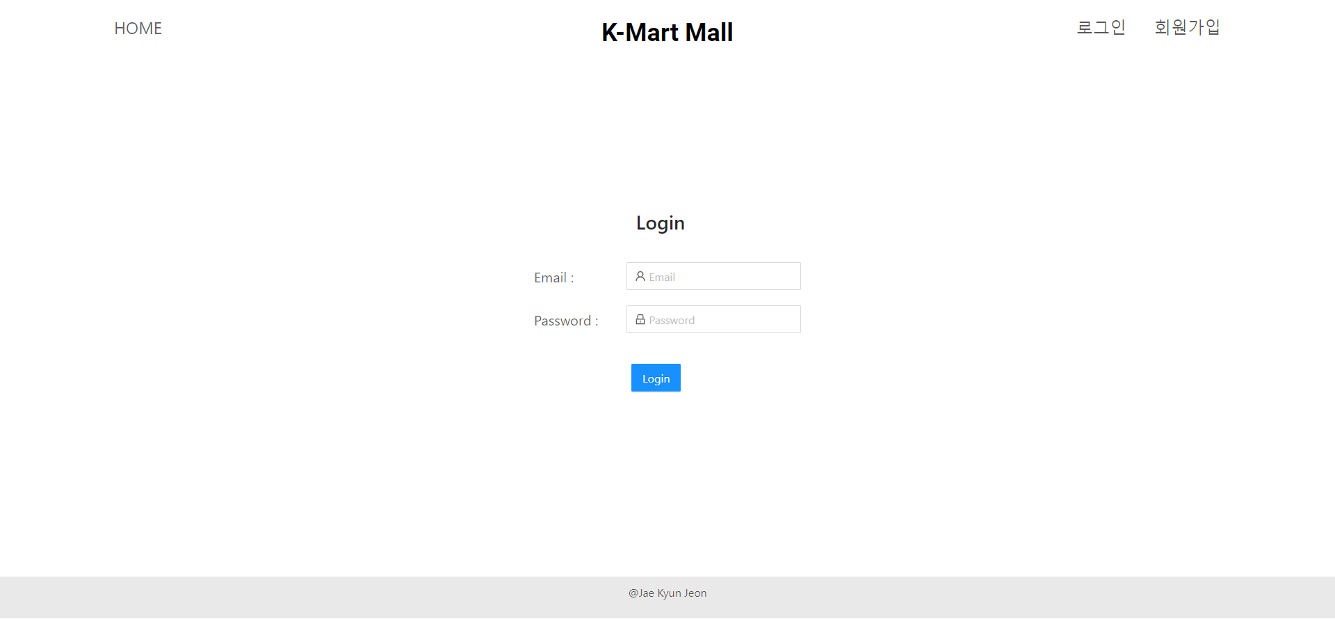 GitHub - jeonjaekyun/shoppingmall-app