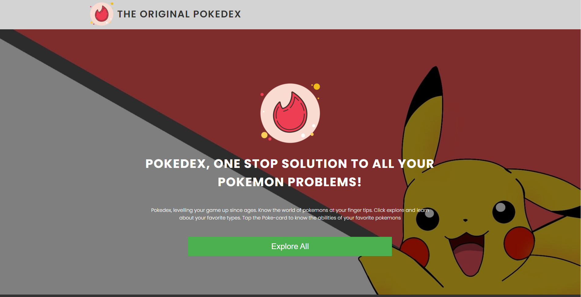 GitHub - Ghanashri-m/theOriginalPokedex