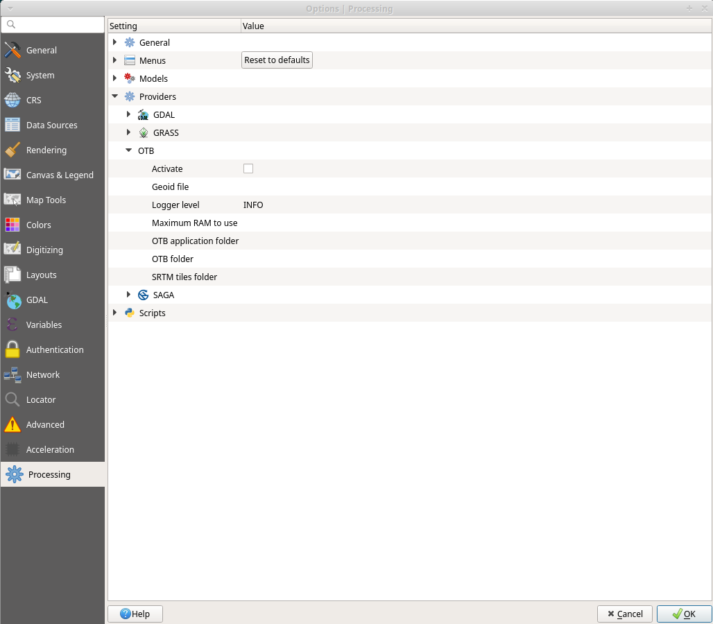 Missing OTB icon in QGIS processing configuration menu · Issue #37491 ...