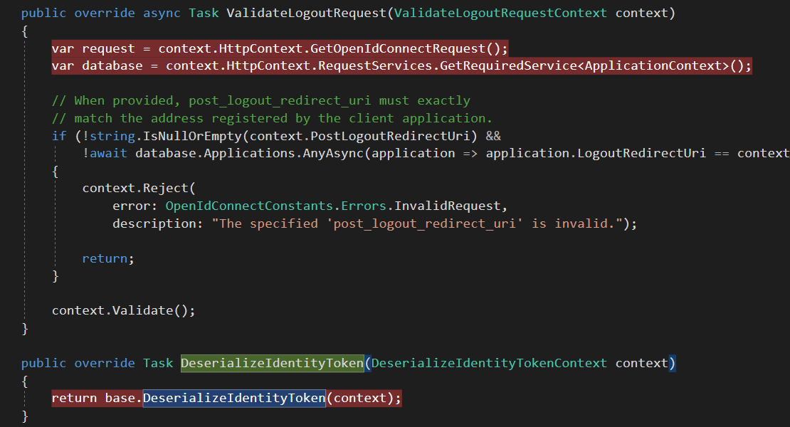 Deserializeidentitytoken Is Not Called By Logout Flow · Issue 467 · Aspnet Contribaspnet