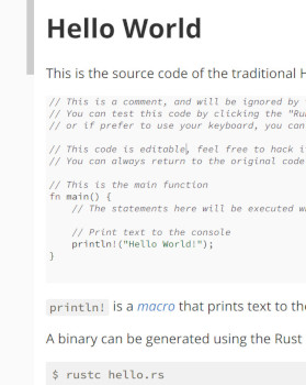 Editable code fragments use a font size too small to be easily readable · Issue #705 · rust-lang ...