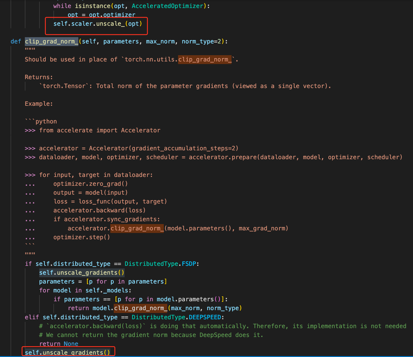 `Gradient clipping` function is not compatible with upgrade · Issue #25112 · huggingface ...