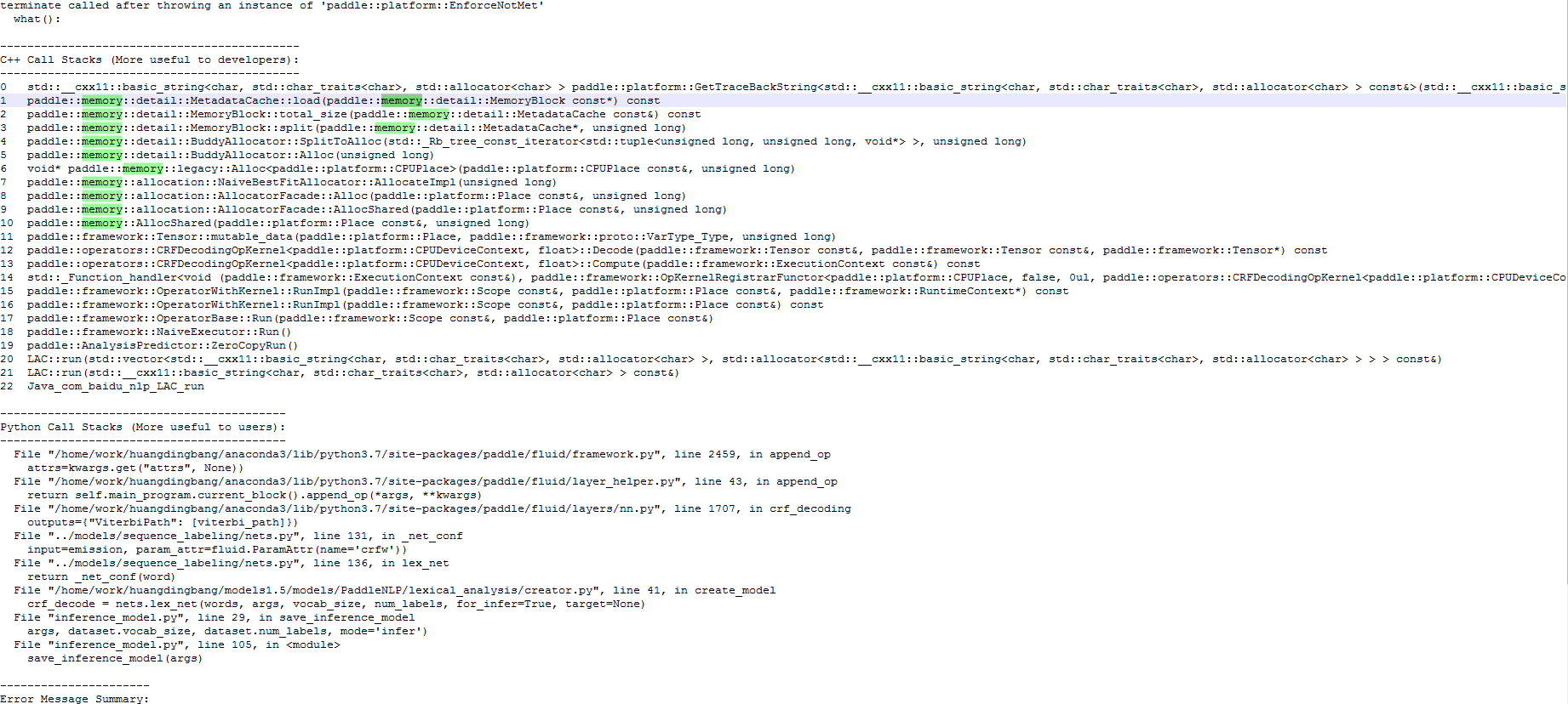 java批量运行时报错，并发20 · Issue #109 · baidu/lac · GitHub