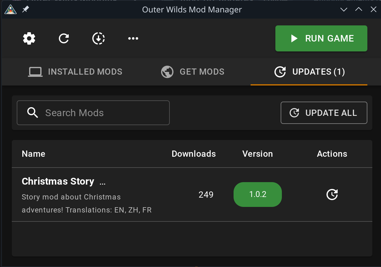 Stuff not marked as outdated when manager starts up · Issue #69 · ow-mods/ow-mod-man · GitHub