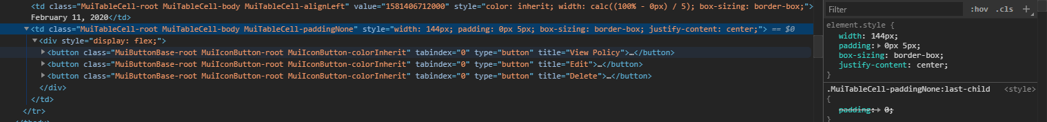 Centering action button · Issue #888 · mbrn/material-table · GitHub