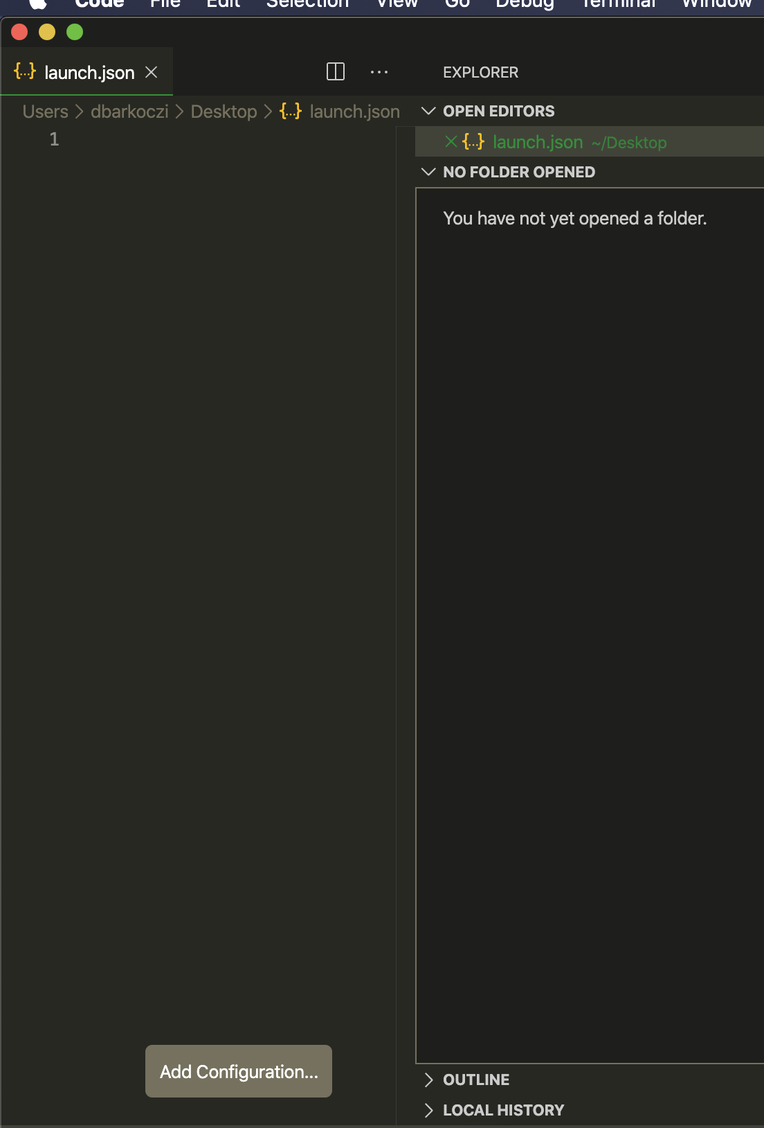 launch.json prompt Add configuration button anywhere · Issue #88292 ...