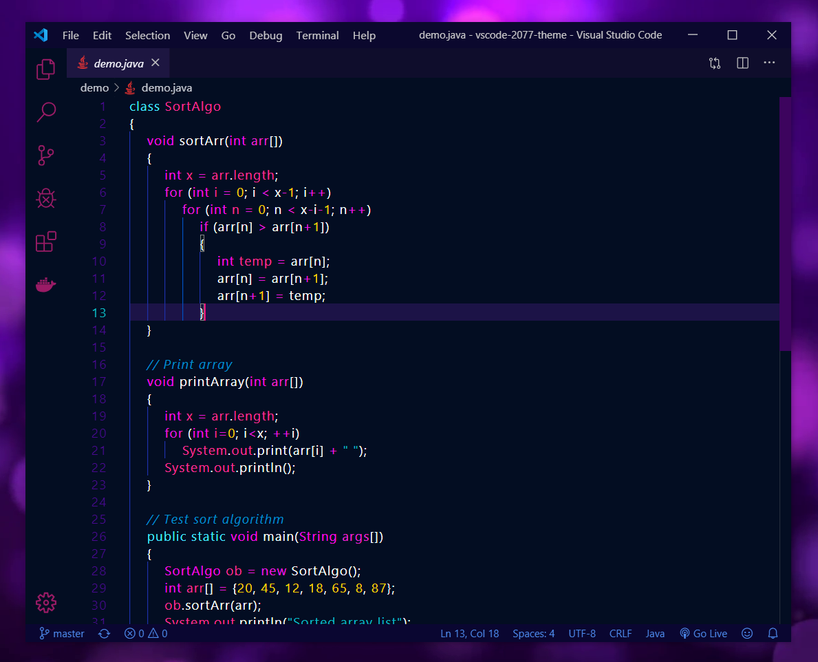 2077 theme - Visual Studio Marketplace
