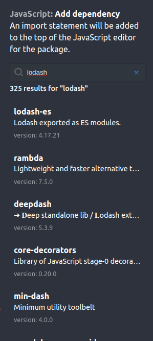Package search does not find some packages · Issue #212 · midudev/codi.link · GitHub