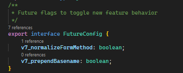[Bug]: v7_startTransition is not on typings · Issue #10615 · remix-run/react-router · GitHub