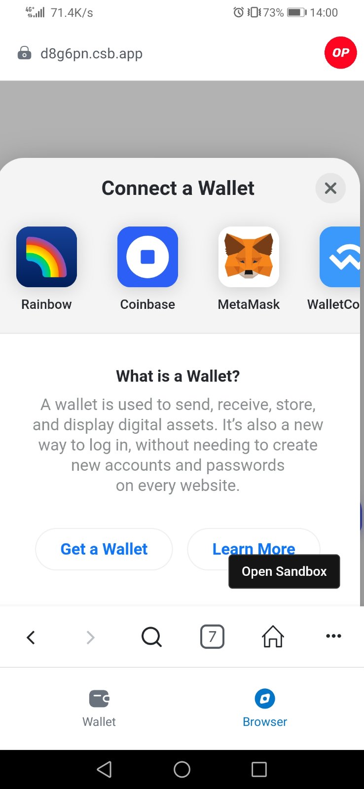 [bug] Metamask Wallet connect not working in Metamask browser · Issue #1181 · rainbow-me ...