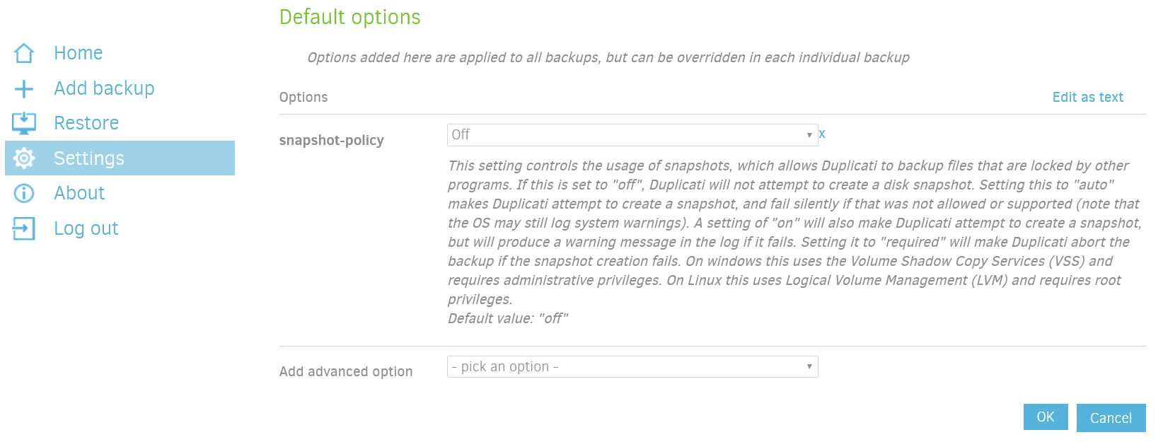 exported configuration is not updated · Issue #4156 · duplicati/duplicati · GitHub