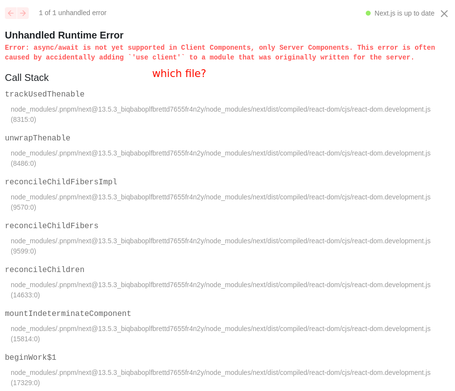 Error improvement · Issue #56346 · vercel/next.js · GitHub