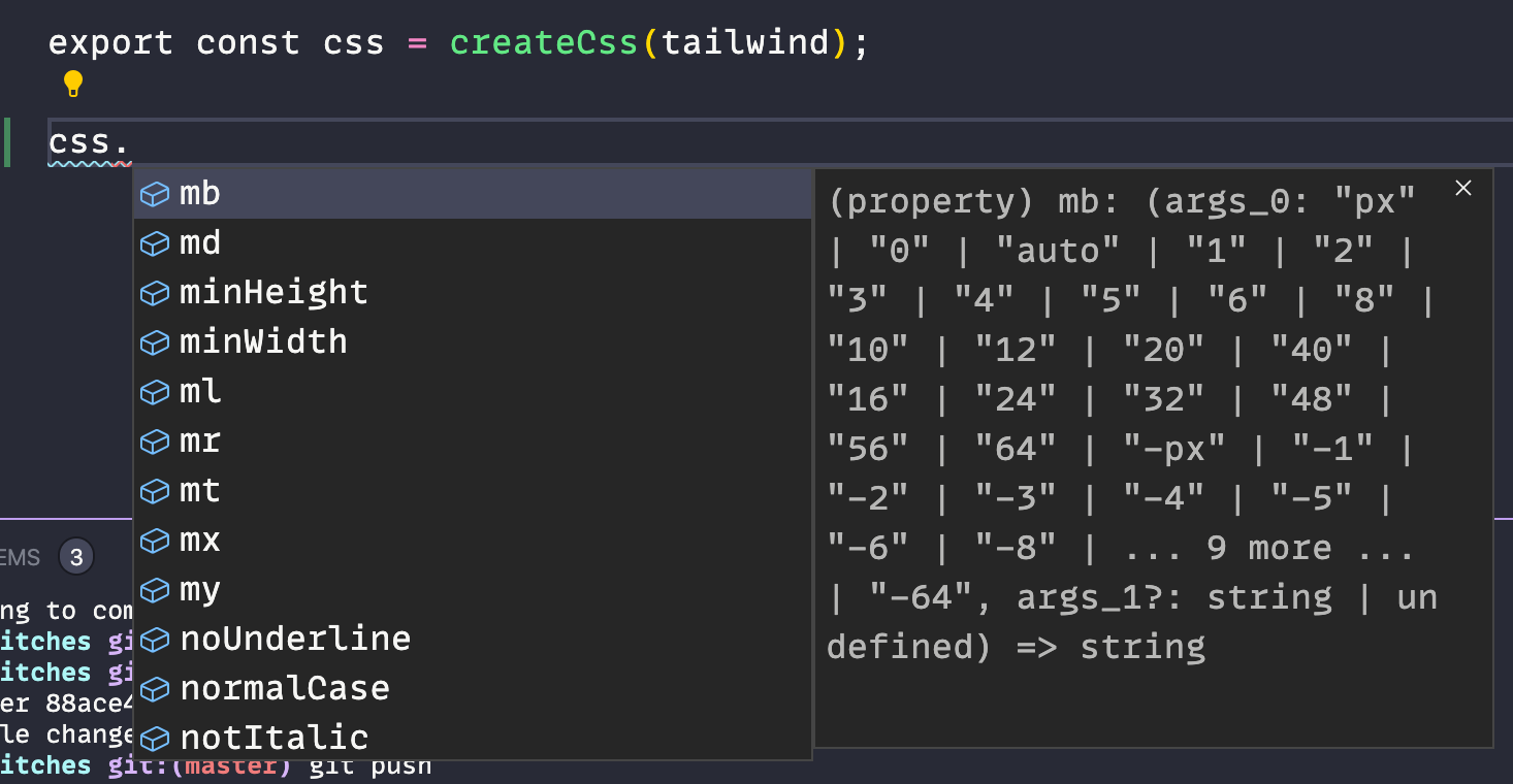 Wrong tailwind typing or api · Issue #11 · stitchesjs/stitches · GitHub