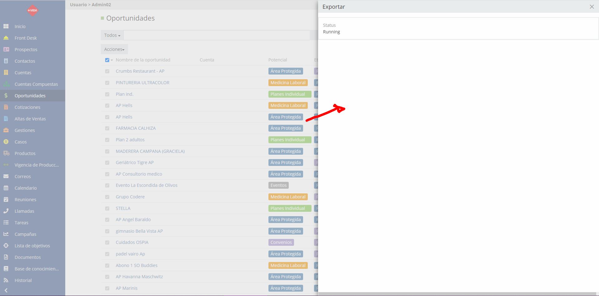 Export in idle · Issue #2197 · espocrm/espocrm · GitHub