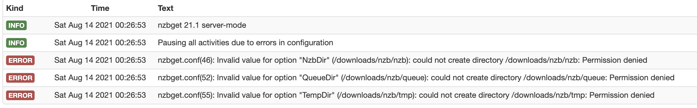 NZBGet - Paths Error · Issue #28 · ghostserverd/mediaserver-docker · GitHub