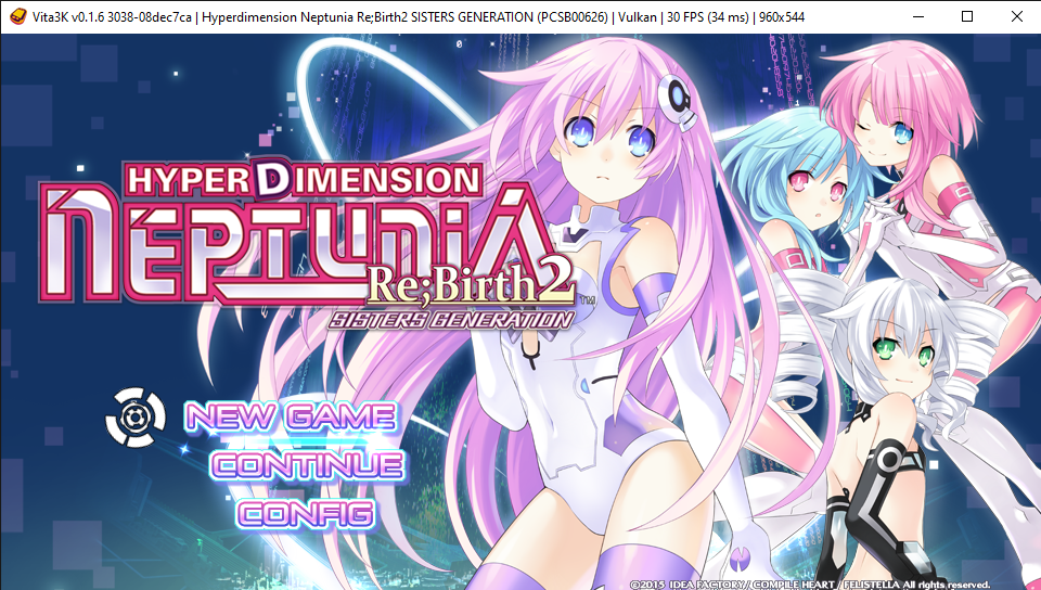 Hyperdimension Neptunia Re;Birth2 [PCSB00626] · Issue #1322 · Vita3K/compatibility · GitHub