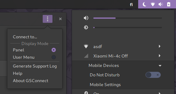 Panel menus not displayed with gnome-shell 3.31 · Issue #458 · GSConnect/gnome-shell-extension ...