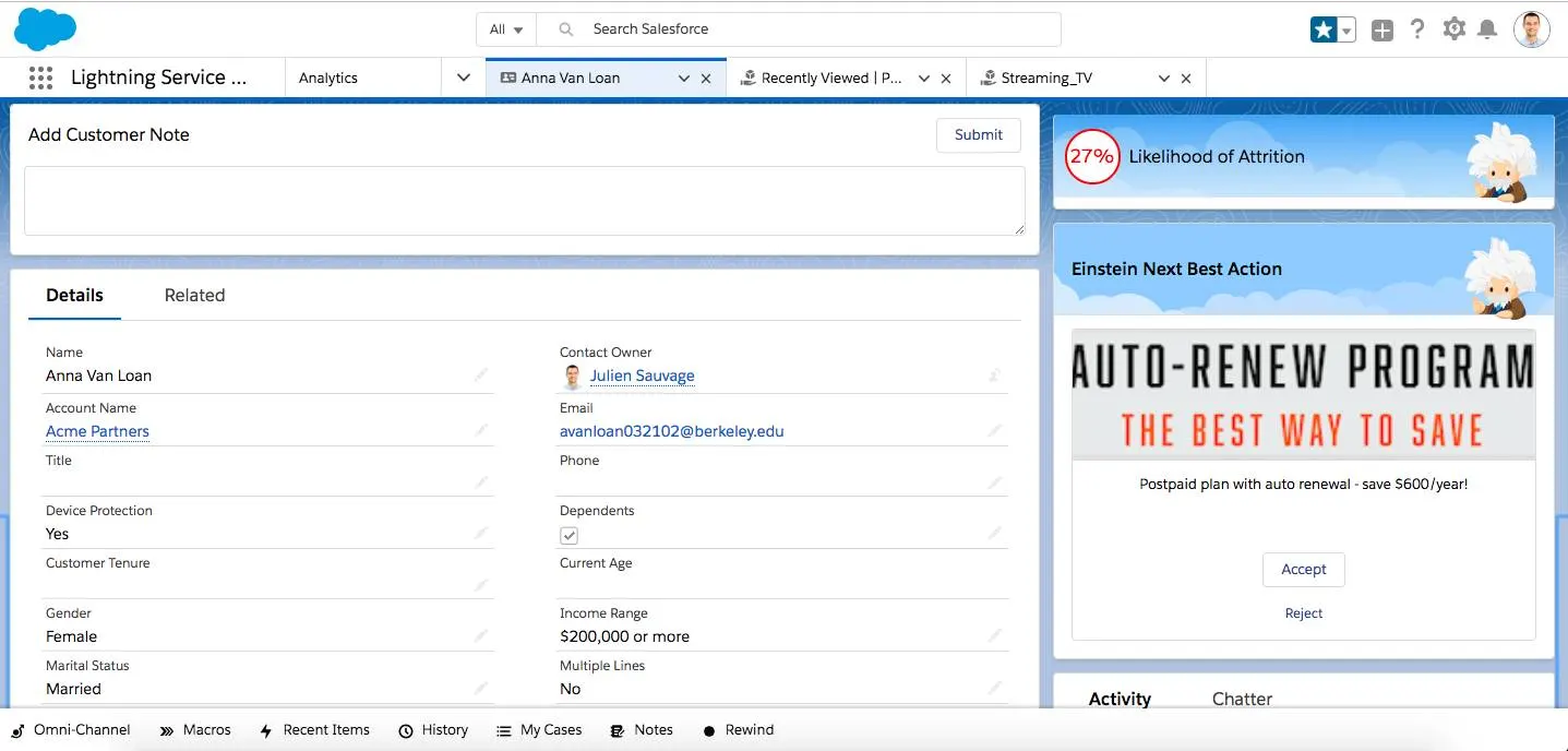 Einstein Next Best Actionて何？触ってみる #Salesforce - Qiita