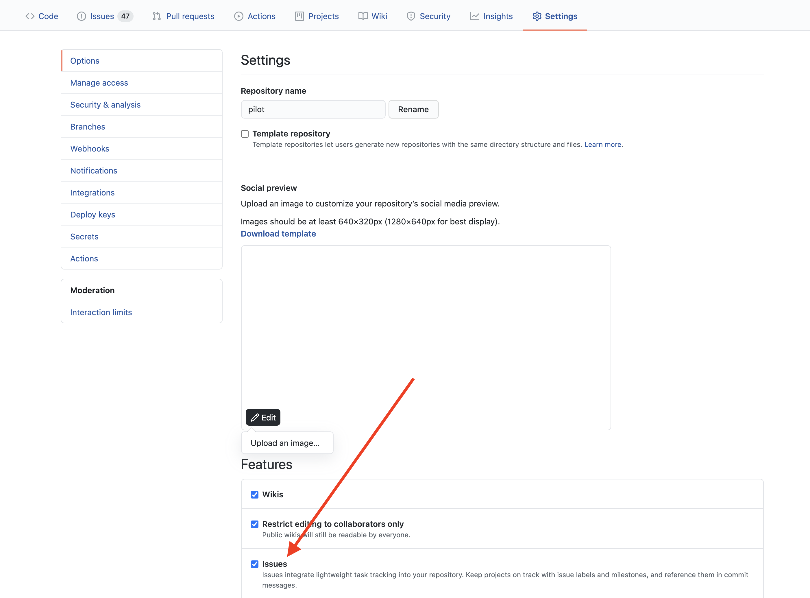 在 Github 上 fork 的文件没有 issues 的选项 · Issue #203 · neolee/wop-community · GitHub