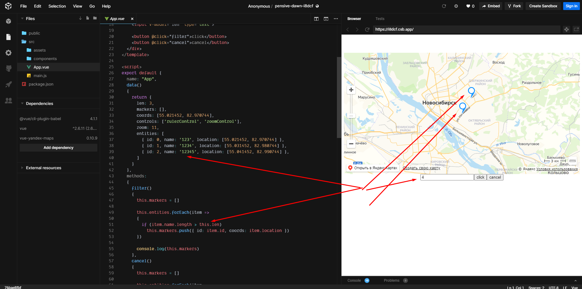 Удаляет не все маркеры с карты · Issue 268 · Yandex Maps Unofficialvue Yandex Map · Github