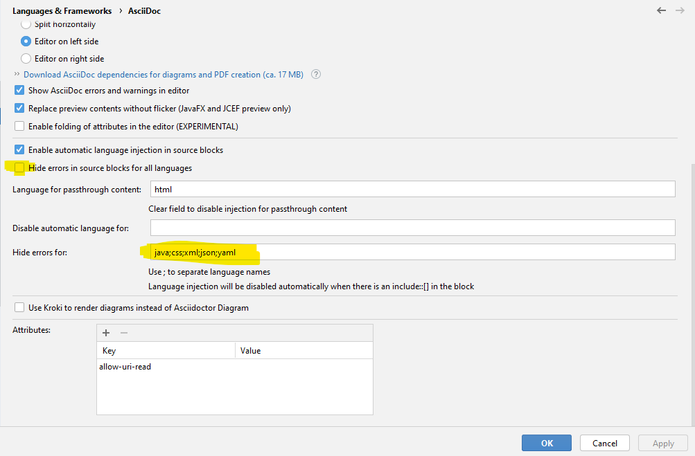 Parts excluded by ifdef should show fewer validation errors · Issue #1150 · asciidoctor ...
