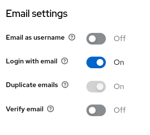 Disabled field "Duplicate Emails" should show as "Disabled" · Issue ...