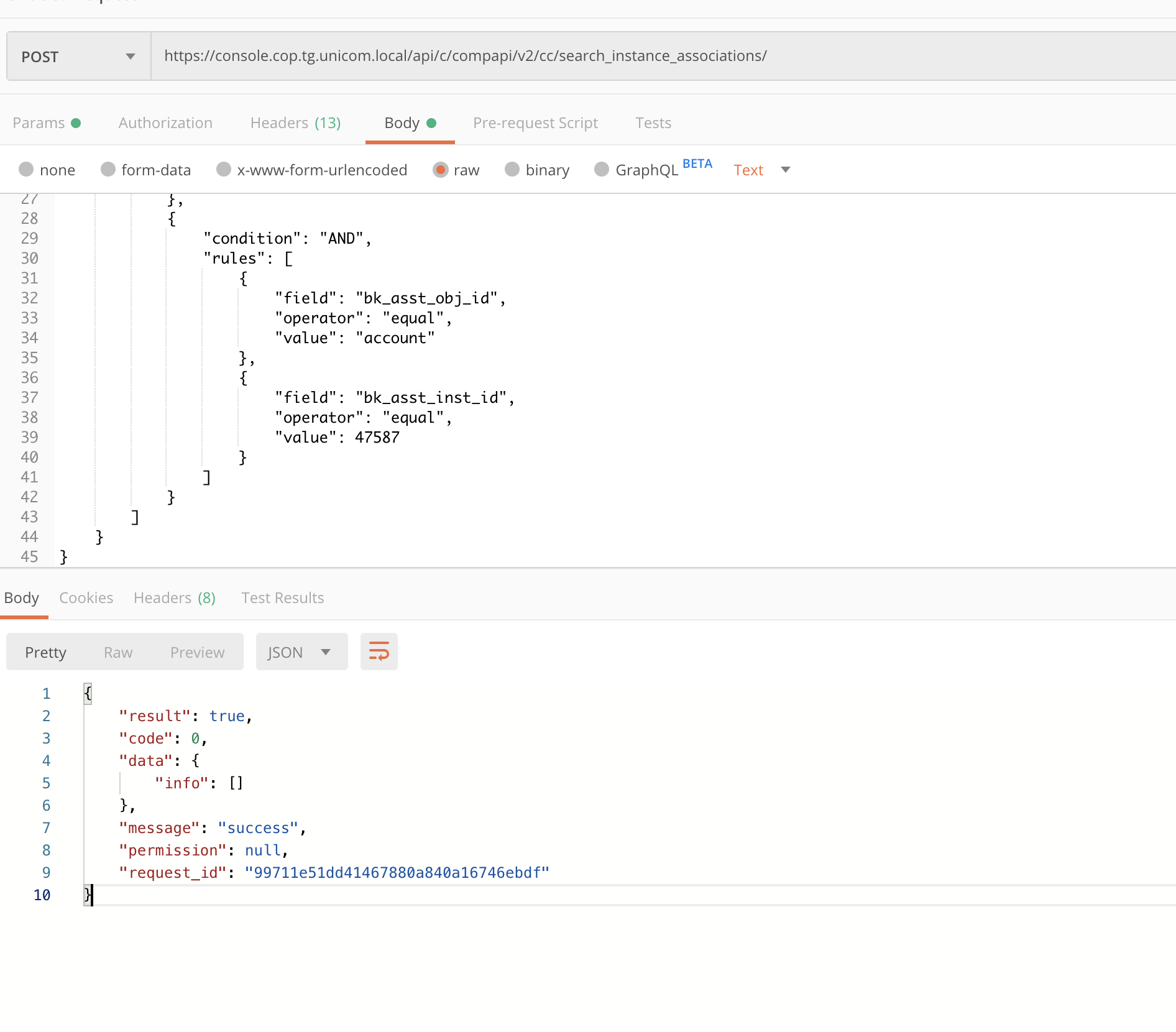 search_instance_associations只支持查询源模型关联，不支持查询目标模型关联 · Issue #6112 · TencentBlueKing/bk-cmdb · GitHub