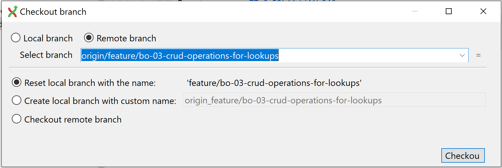 Spelling error on Checkout button in checkout branch · Issue #6424 · gitextensions/gitextensions ...