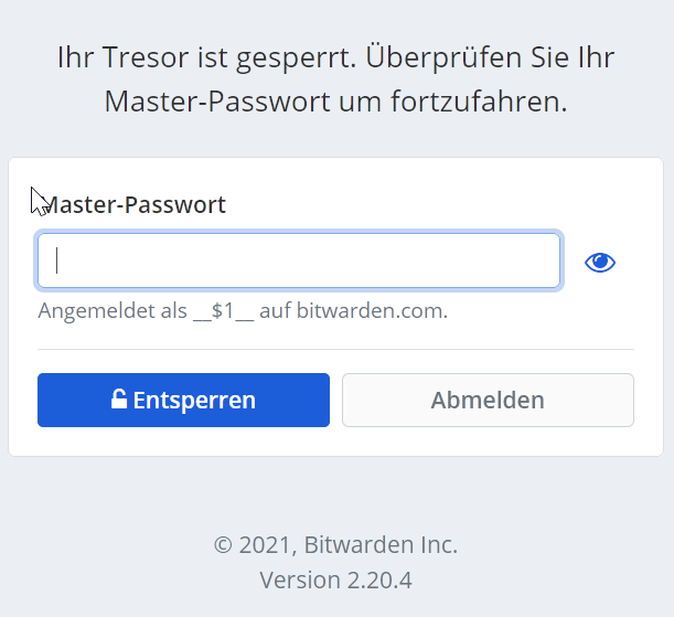 locked bitwarden vault unable to unlock · Issue #1031 · bitwarden/web · GitHub