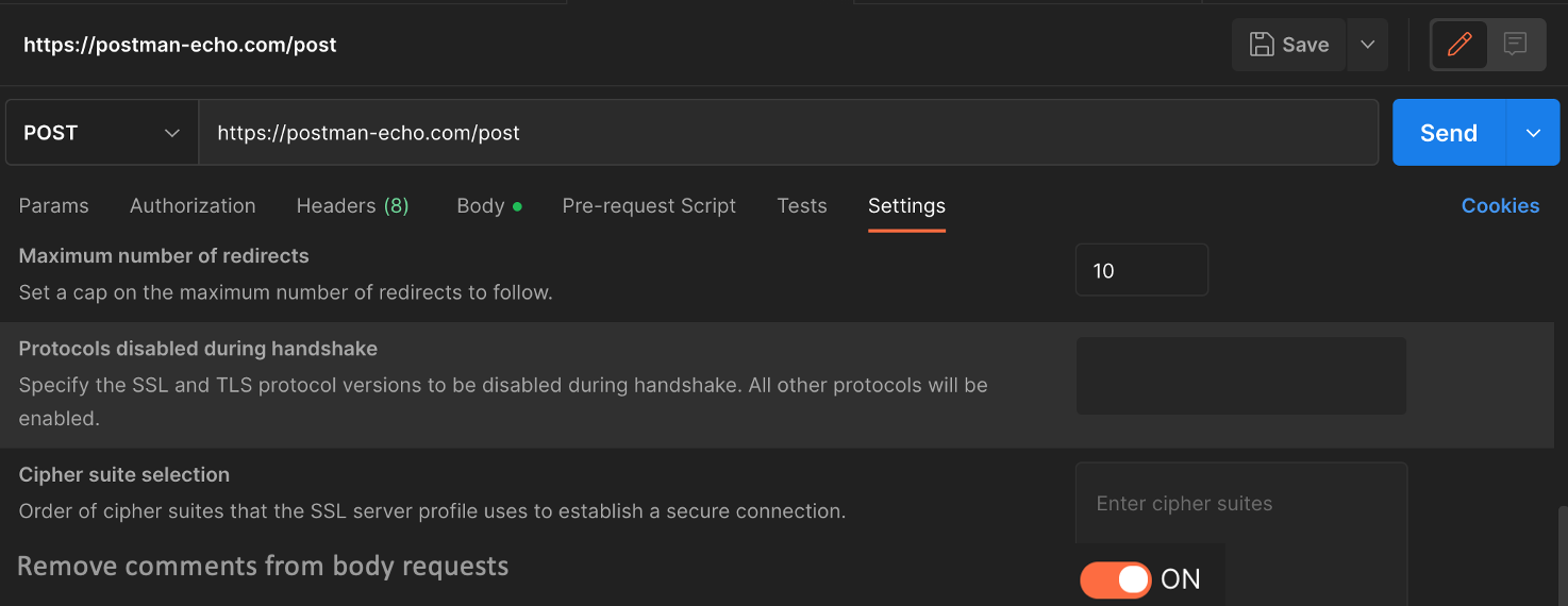 Allow comments in Request Body · Issue #10919 · postmanlabs/postman-app ...