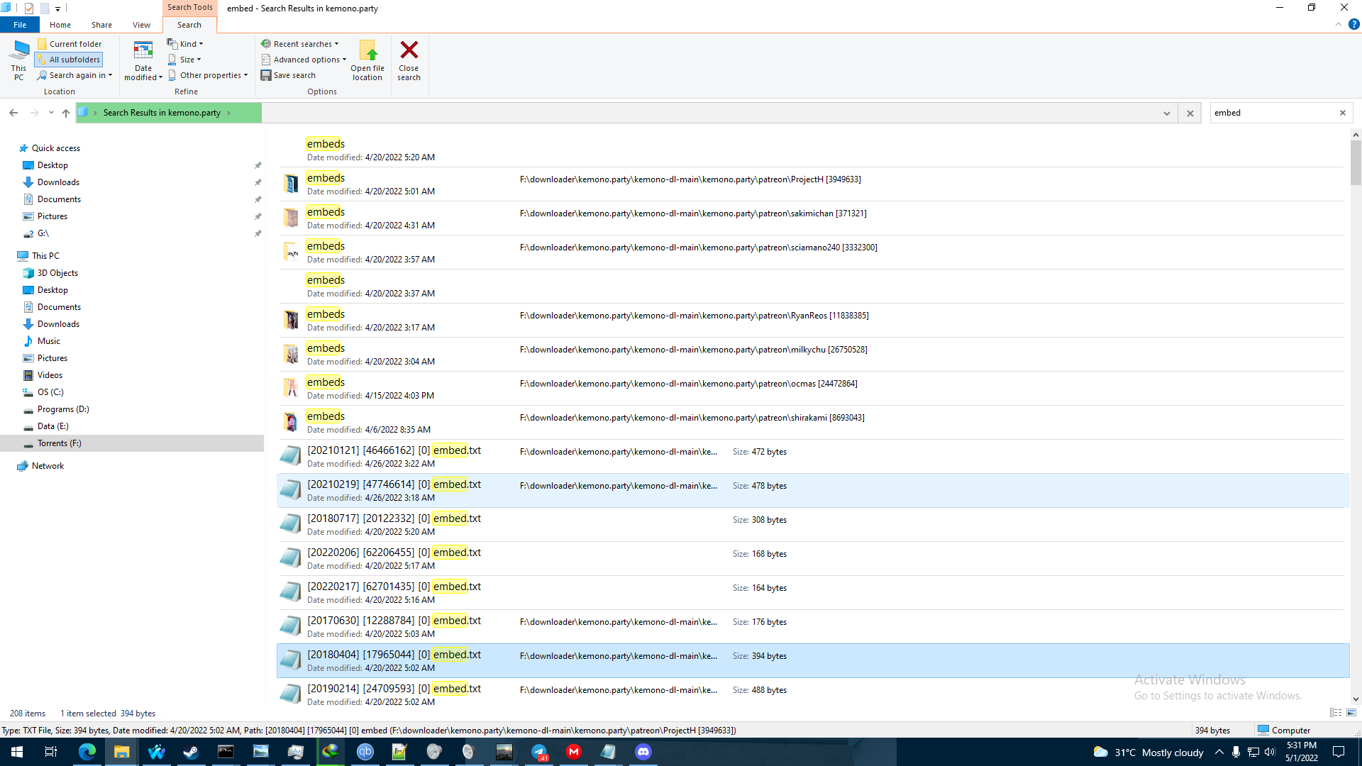 [QUESTION] embeds link and embeds folder · Issue #105 · AlphaSlayer1964/kemono-dl · GitHub