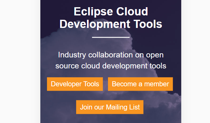 Home Page Banner Buttons · Issue #71 · EclipseFdn/ecdtools.eclipse.org · GitHub