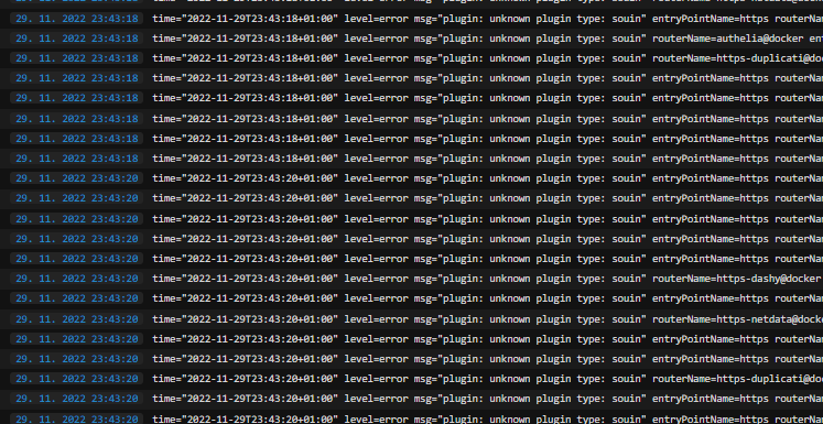 Unknown Plugin Type · Issue 9561 · Traefiktraefik · Github 
