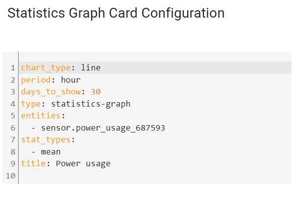 Editing Statistics Graph Card Configuration Via Code Editor Automatically Removes Code · Issue 