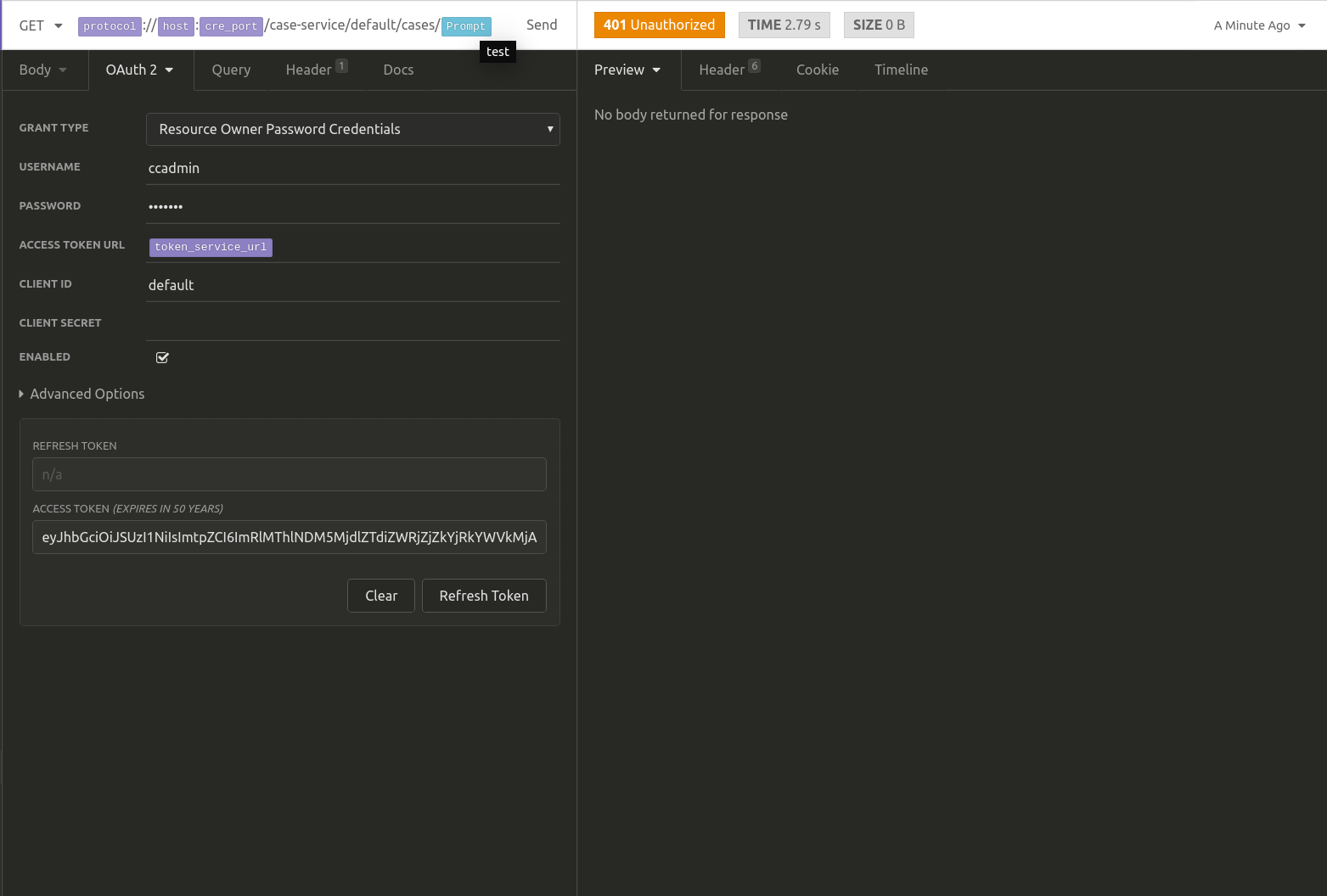 [Feature Request] Allow prompt values to be cleared · Issue #1456 · Kong/insomnia · GitHub