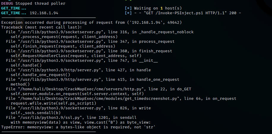 Maximum length and server response error using various modules · Issue #554 · byt3bl33d3r ...