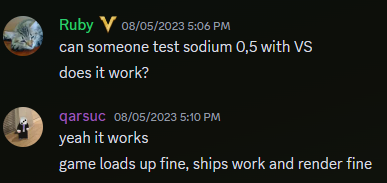 Crash with sodium 5.0 on 1.20.1 fabric · Issue #556 · ValkyrienSkies/Valkyrien-Skies-2 · GitHub