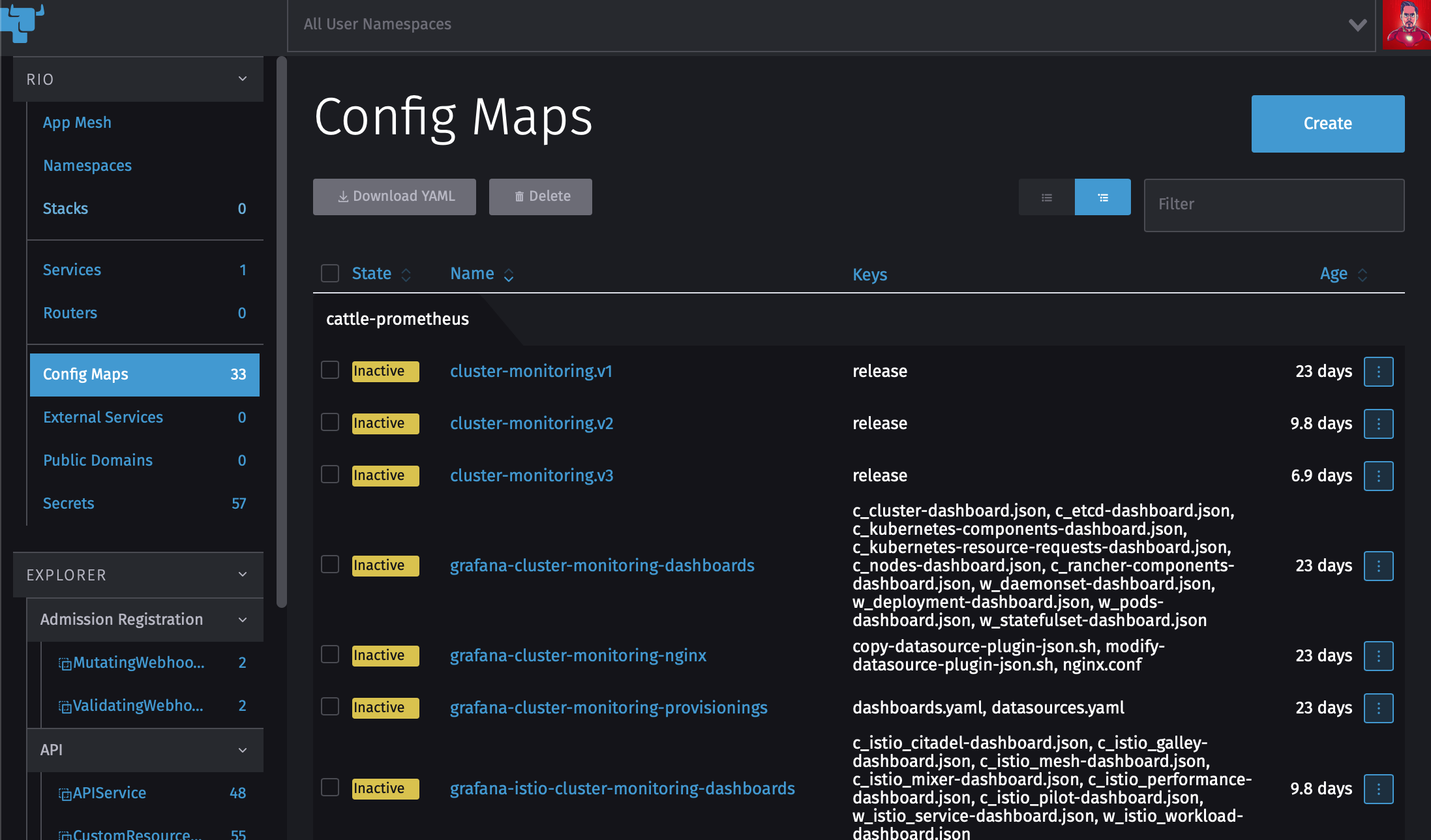 Inactive tag on every item on dashboard even they are active · Issue #291 · rancher/dashboard ...